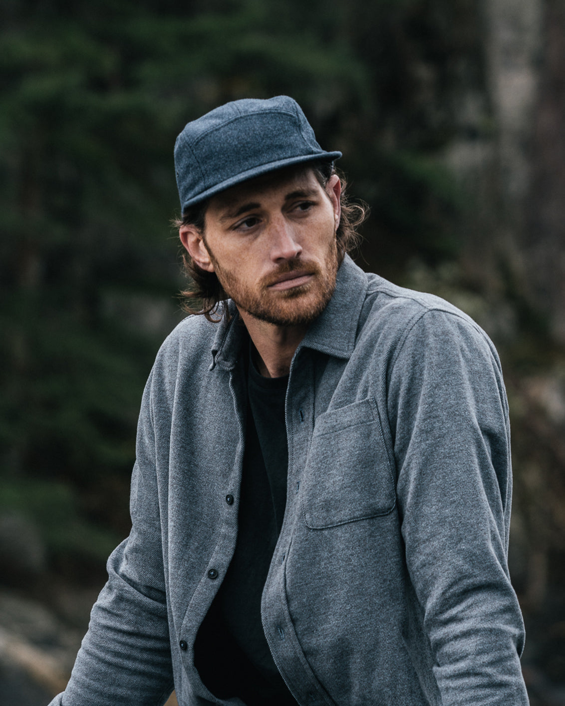 ANIÁN | Melton Wool Hat | Wool Five-Panel Cap Made in Canada