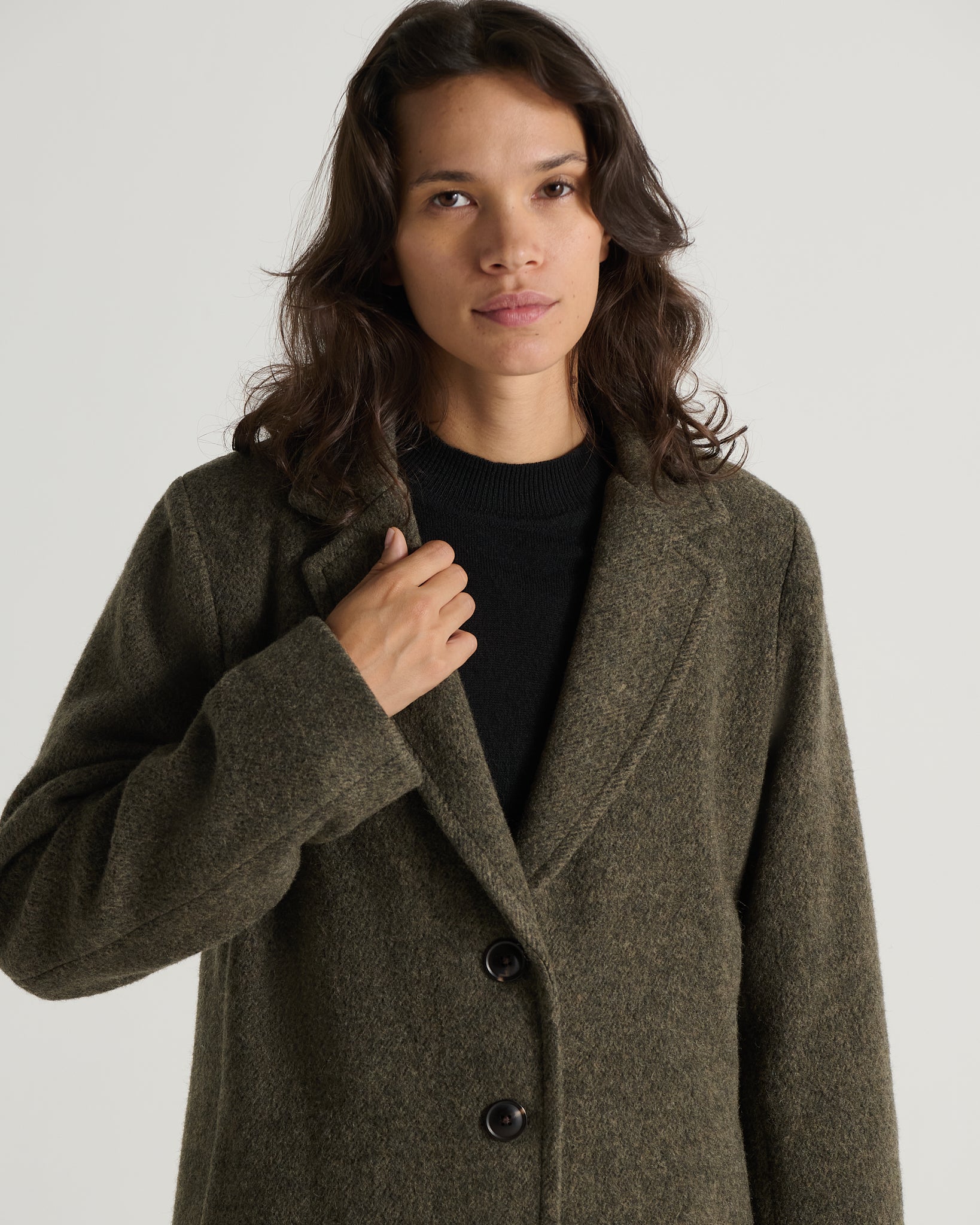 ANIÁN | The Cordova Coat | Women's Wool Long Coat
